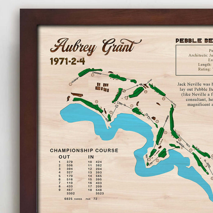 Handreamy Custom Golf Course Maps | Exquisite Craftsmanship