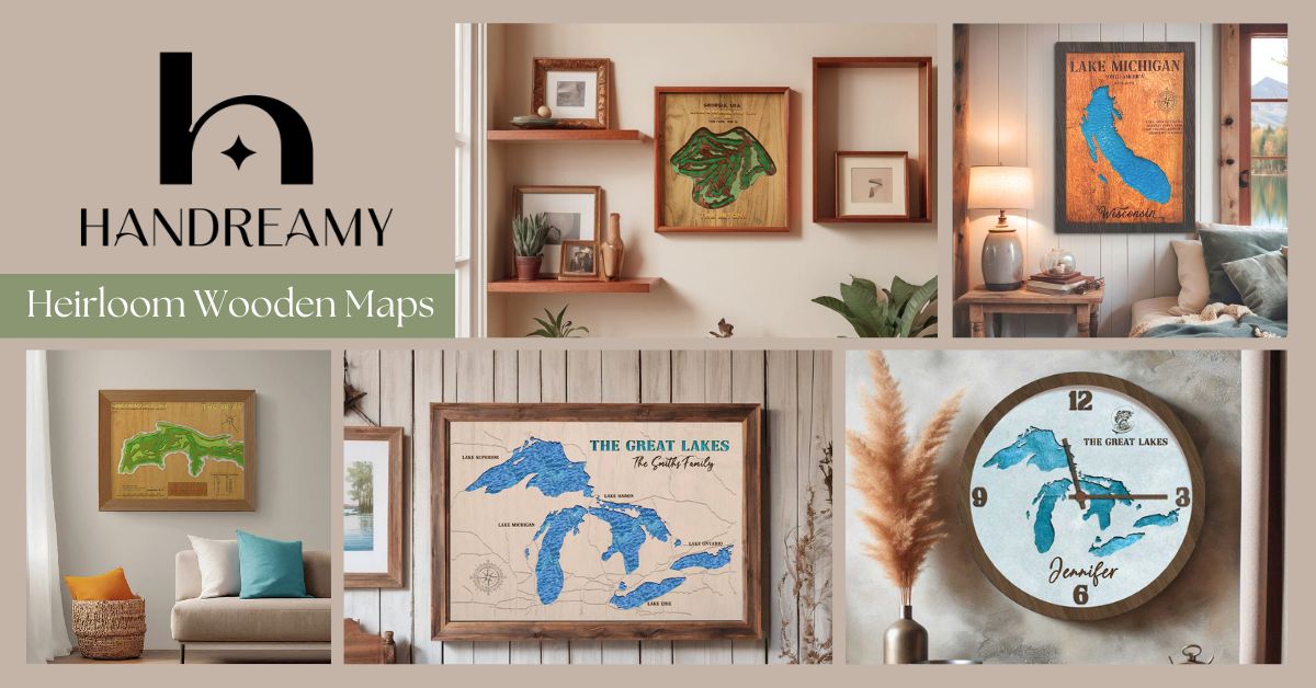 Handreamy Custom Golf Course Maps | Exquisite Craftsmanship