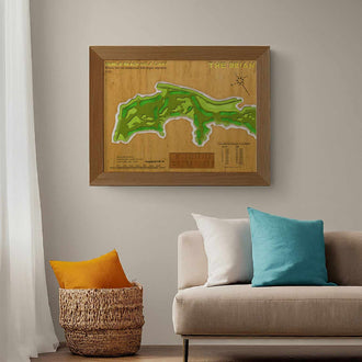 Handreamy Custom Golf Course Maps | Exquisite Craftsmanship